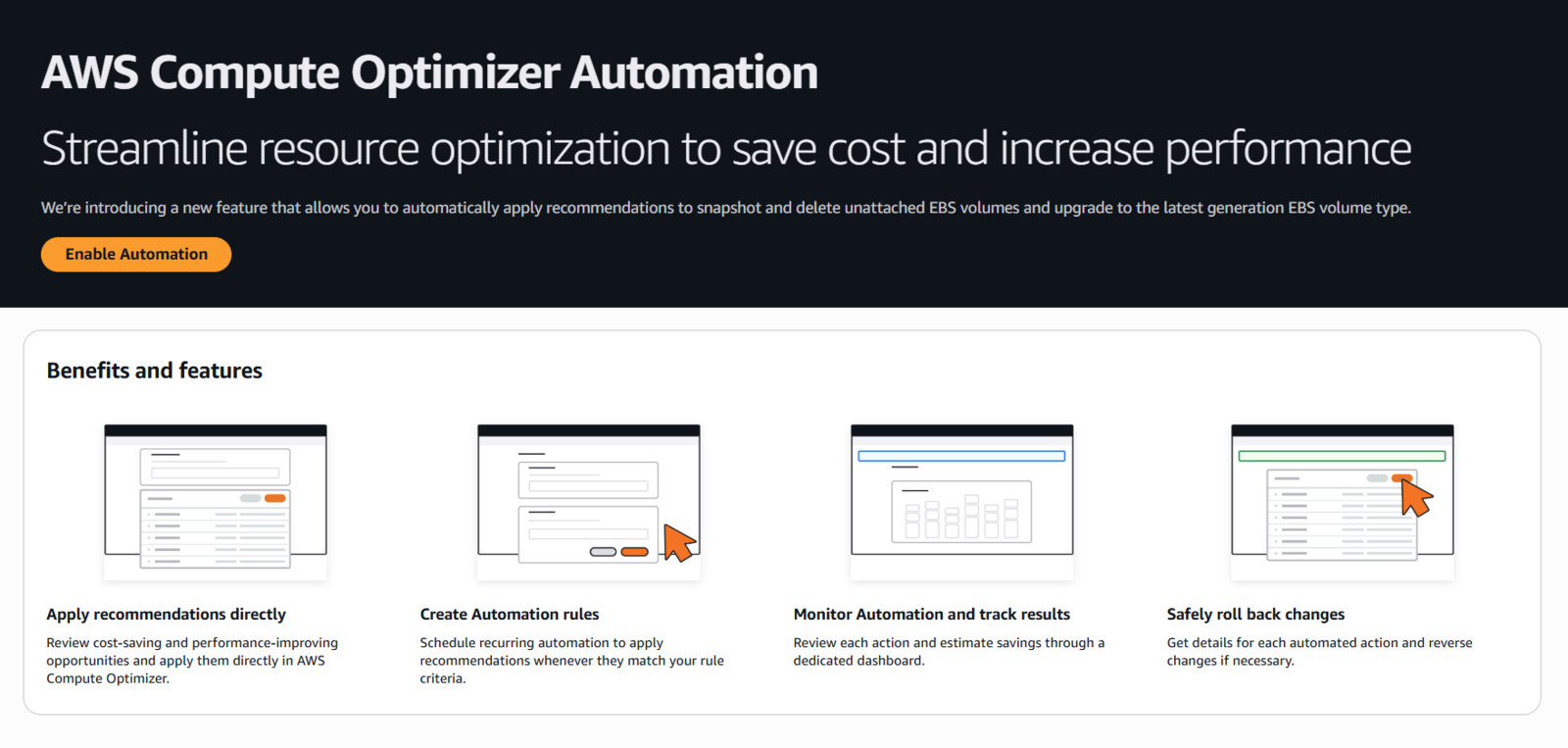 AWS Compute Optimizer Automation で EBS の最適化アクションを自動化可能になりました - サーバーワークスエンジニアブログ
