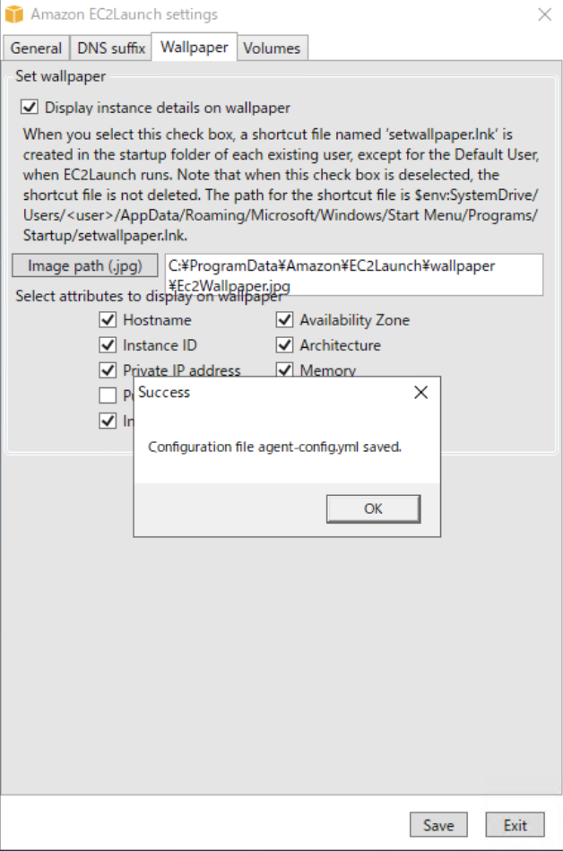 EC2 Windowsの壁紙でインスタンス情報の出力が乱れている場合の対応 - サーバーワークスエンジニアブログ