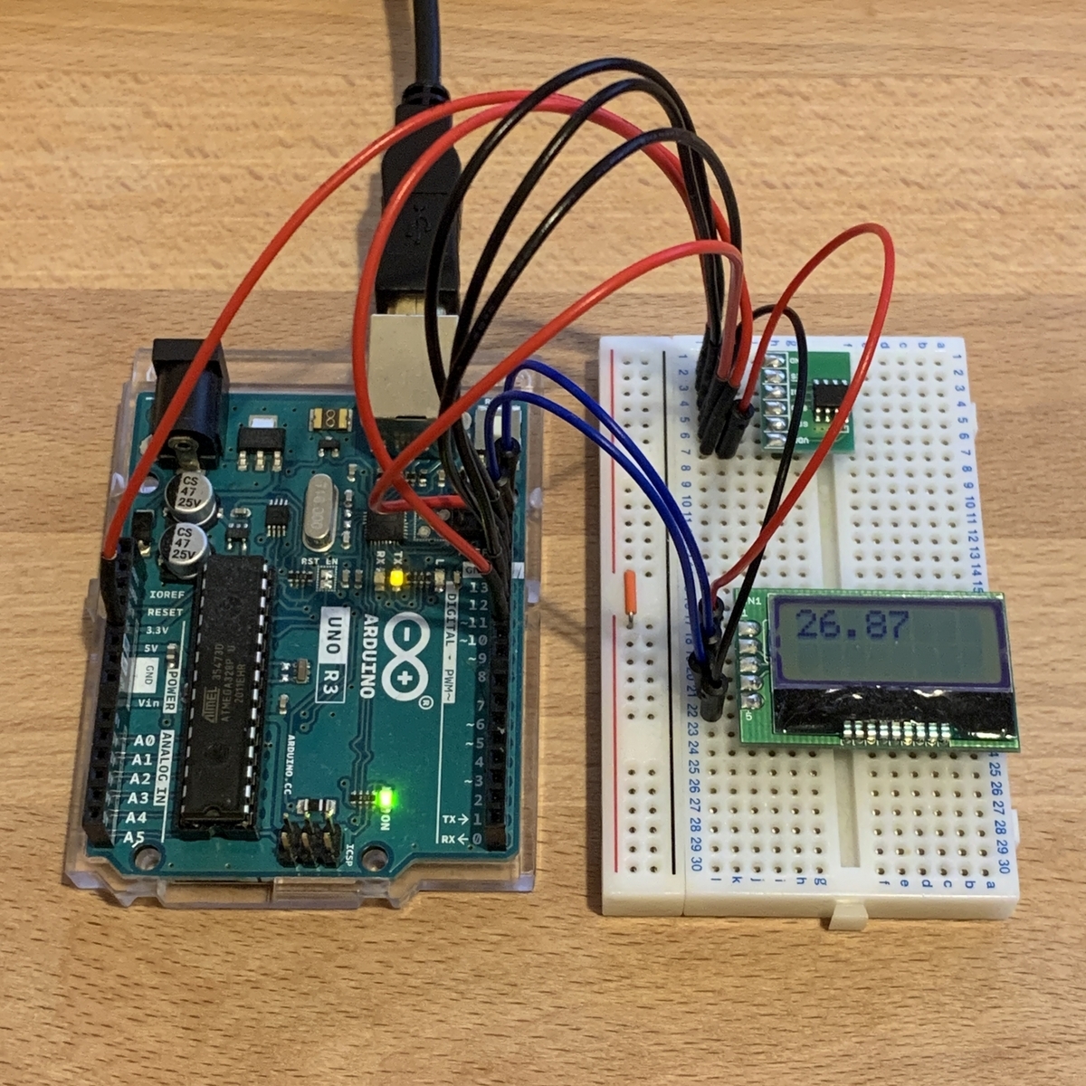 【ADT7310】ArduinoでLCDに気温を表示する - t49's blog