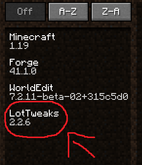 【LotTweaks】configファイル配布ページ - たくにーのぶろぐ。