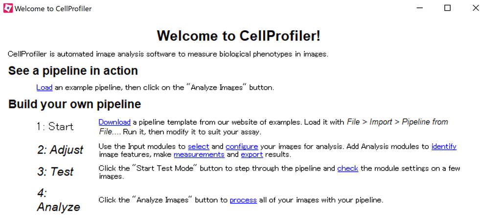 【CellProfiler】Example pipelineで画像解析の基礎を学ぶ① - t_kahi’s blog