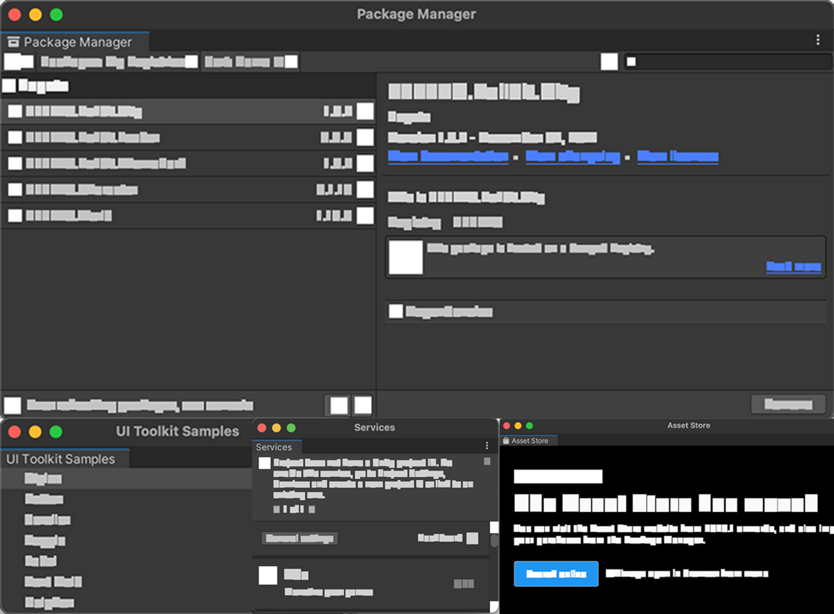 【Unity】MacでEditor上で文字化け、潰れが起きた時の対処法（PackageManager、AssetStore、Services、UIToolKit等） - Unity何も分からん