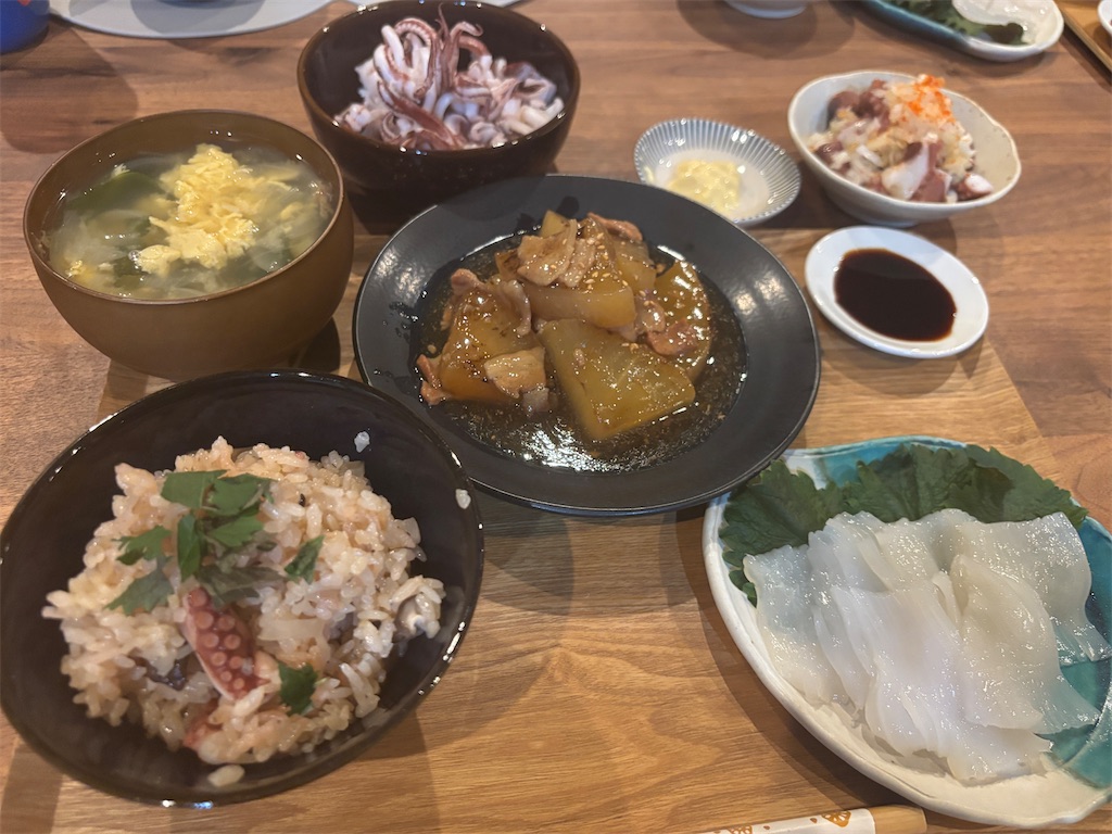 【魚料理】イカ&タコ消費 - 瀬戸内のオフショアリーマン