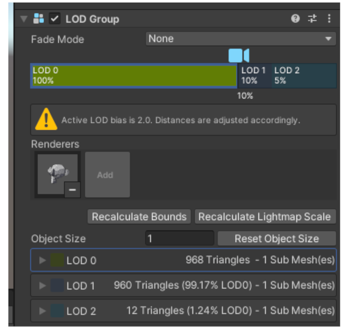 Unity LOD groupの不一致について - tabibito18’s diary