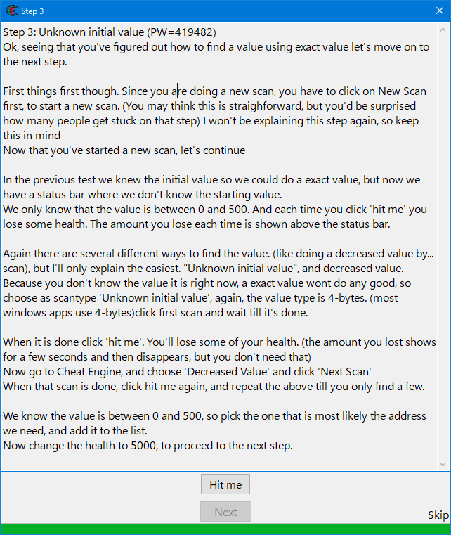 Cheat Engineの使い方 チュートリアルStep3の攻略 (ゲーム改造/チート) - 結果だけでなく過程も見てください