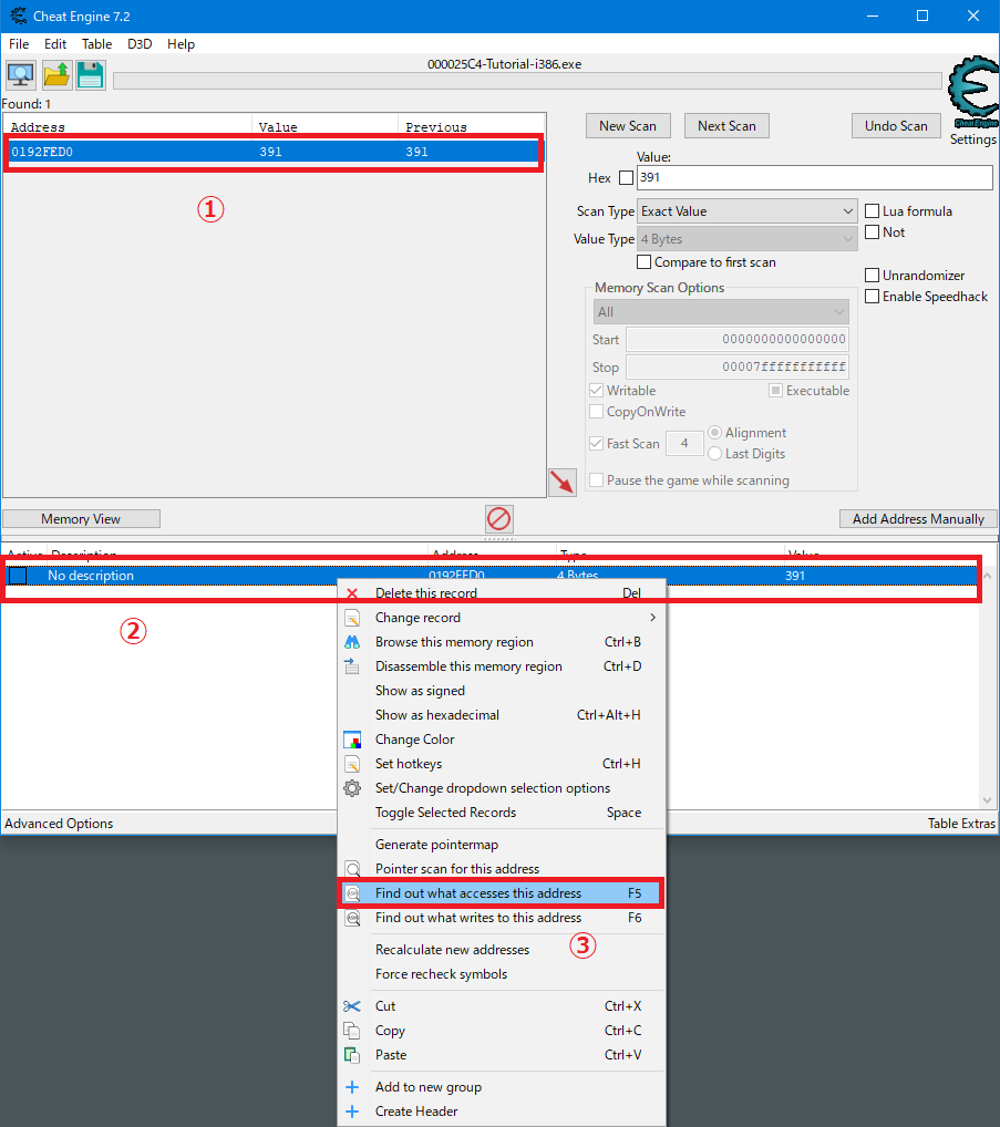 Cheat Engineの使い方 チュートリアルStep8の攻略 ポインターのポインター (ゲーム改造/チート) - 結果だけでなく過程も見てください
