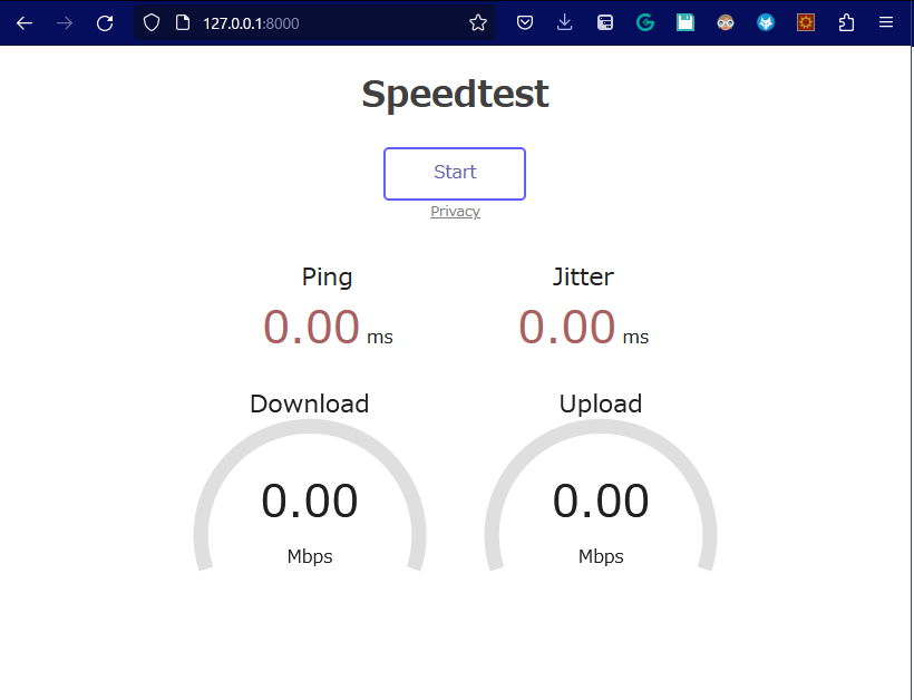 LibreSpeed のインストール備忘録 [Docker version] - takashi kono's blog