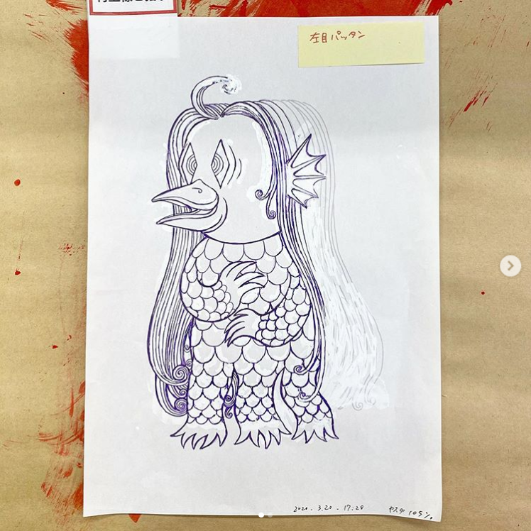 #amabie Drawing doing. - 村上隆の『芸術闘争論』