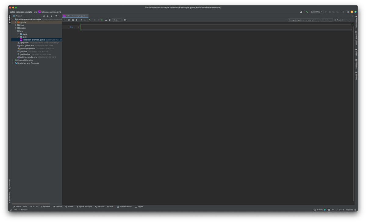 Kotlin NotebookでExposedを動かす - タケハタのブログ