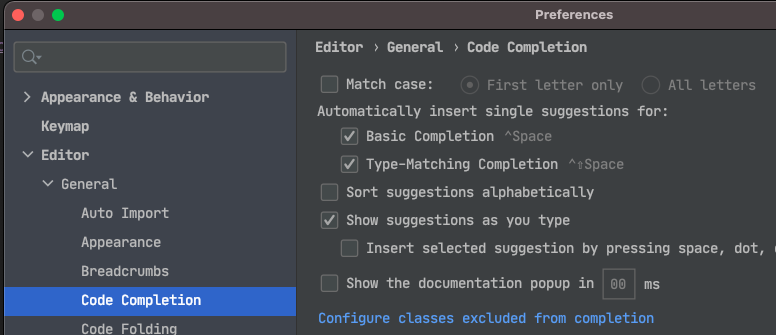 Android Studio：Code Completionで大文字小文字を無視する - 前人未踏の領域へ Androidアプリ開発編