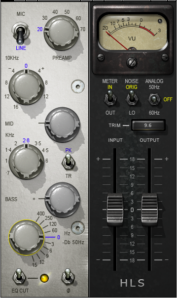 【無料配布】Waves『Kramer HLS Channel』 - take_de_xのPluginDoctorで遊ぼう