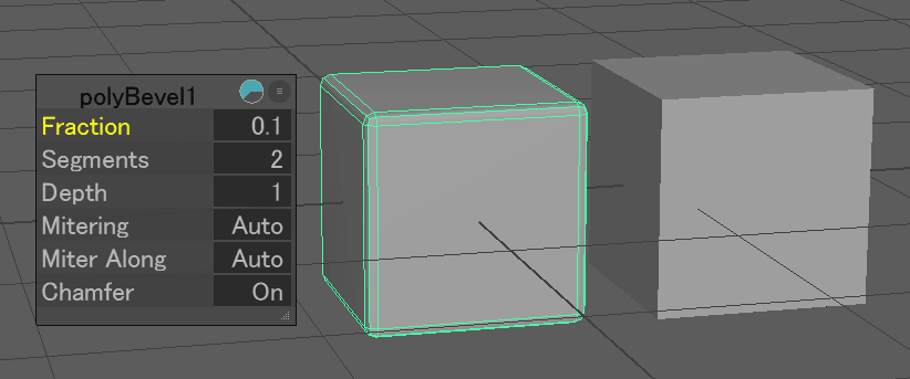 【Maya】覚書：モデリング – Bevel（ベベル）│モデリング覚書