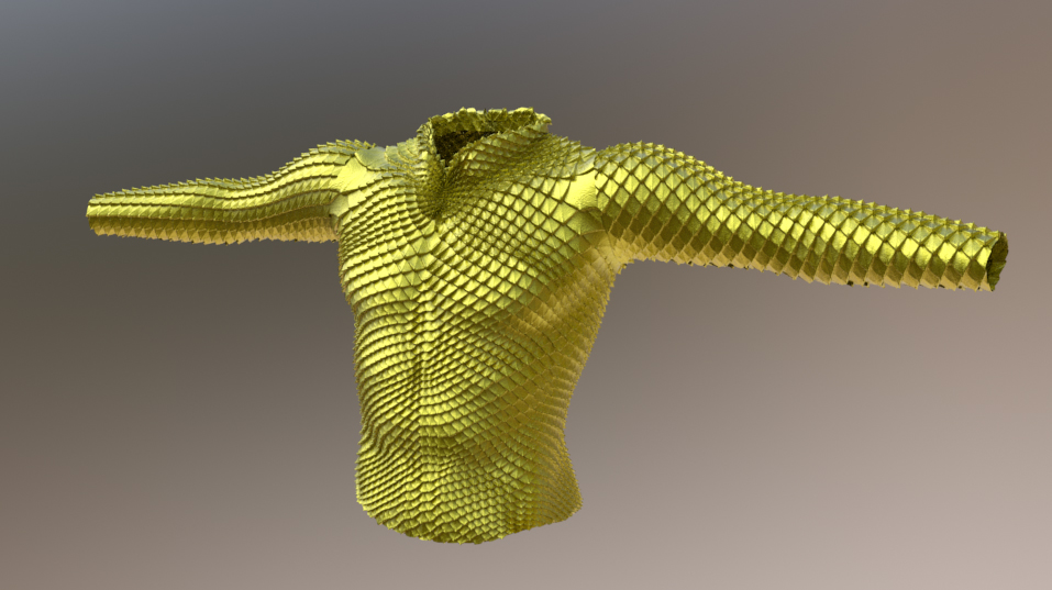 【Maya】覚書：レンダリング – Arnold Displacement Mapで鱗テクスチャ（凹凸）をつける│モデリング覚書
