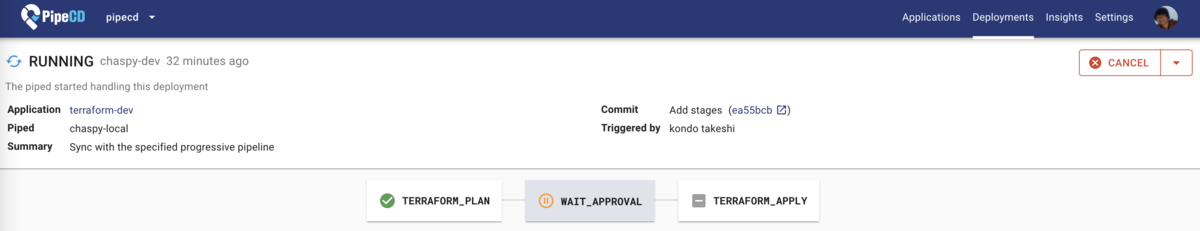 PipeCD で Google Cloud に対して Terraform Apply する - ツナワタリマイライフ