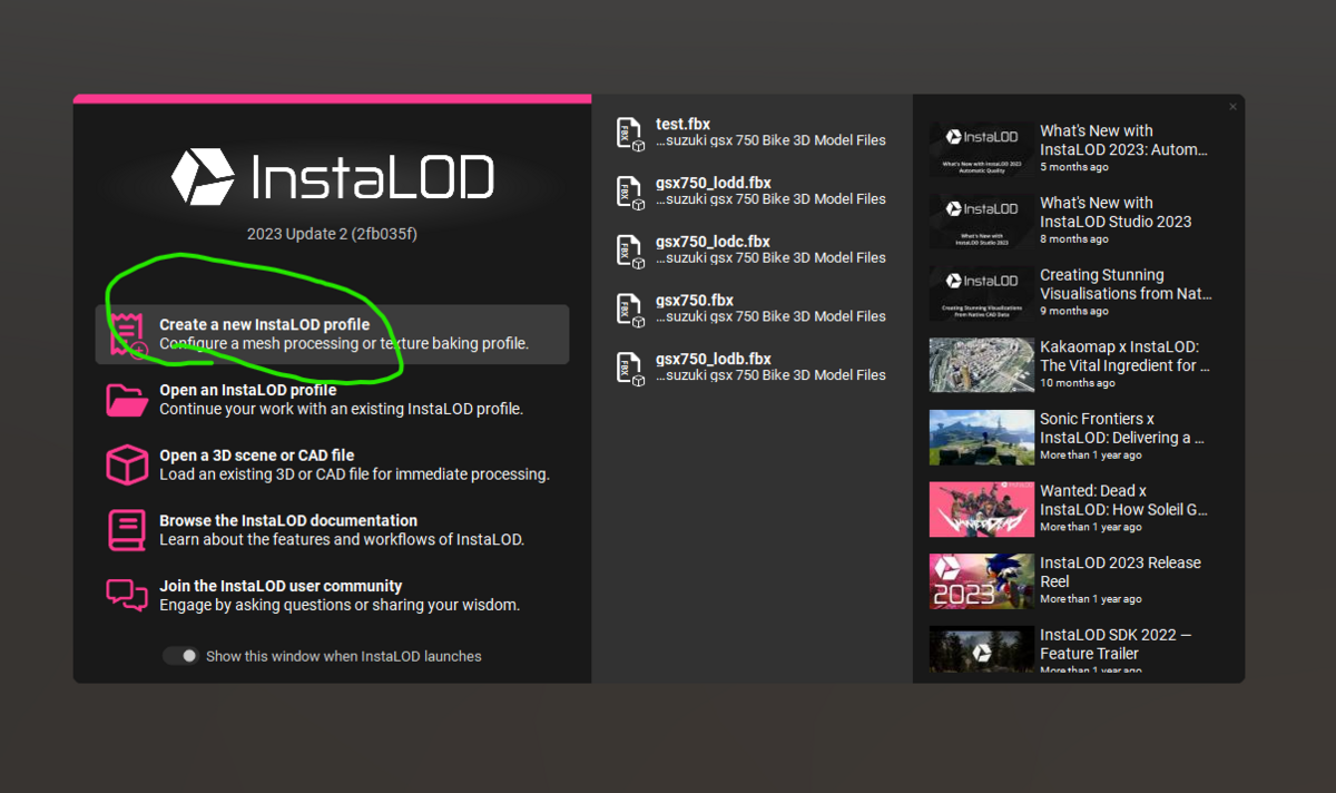 InstaLODでLodファイルの作成を試みる！ - takeyohのおぼえがき