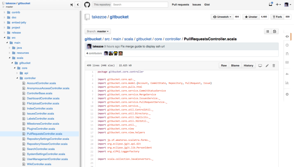 Octotree - GitHubでソースをツリー表示するブラウザ拡張 - たけぞう瀕死ブログ