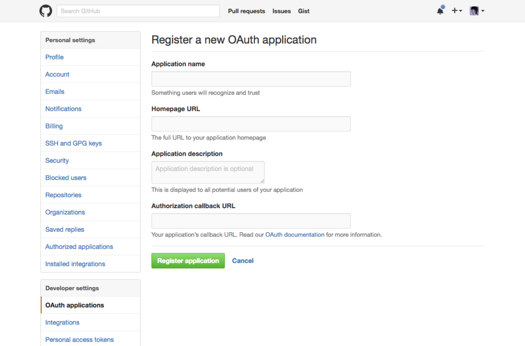 pac4jでGitHubのOAuth認証を使ってみる - たけぞう瀕死ブログ