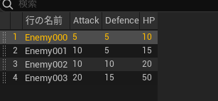 【UE5】DataTableを使ってみよう！（C++編） - main() blog