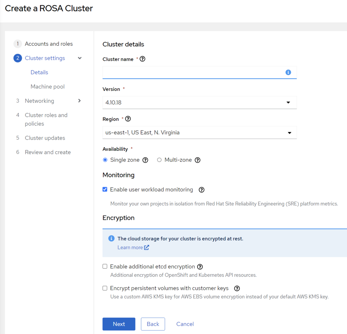 マネージドOpenShiftクラスタ(ROSA)をWebコンソールから作成する - 赤帽エンジニアブログ