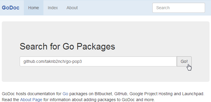 godoc.org への掲載方法を調べた - taknb2nchのブログ