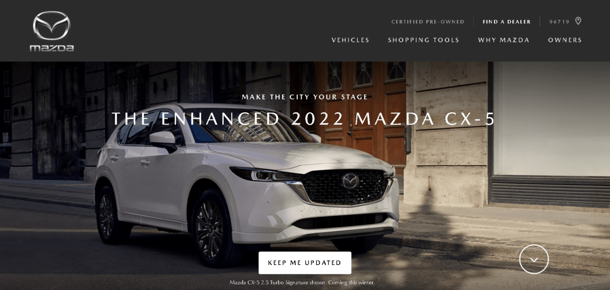 米国マツダが「CX-5 2022年モデル」の先行情報を公開、エクステリア改良に加えて新しいドライブモード「Mazda Intelligent ...