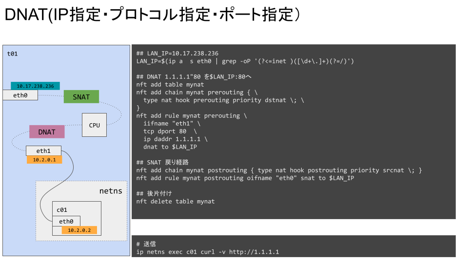 linuxのnftables(nft)でルータ機能を作る - それマグで！