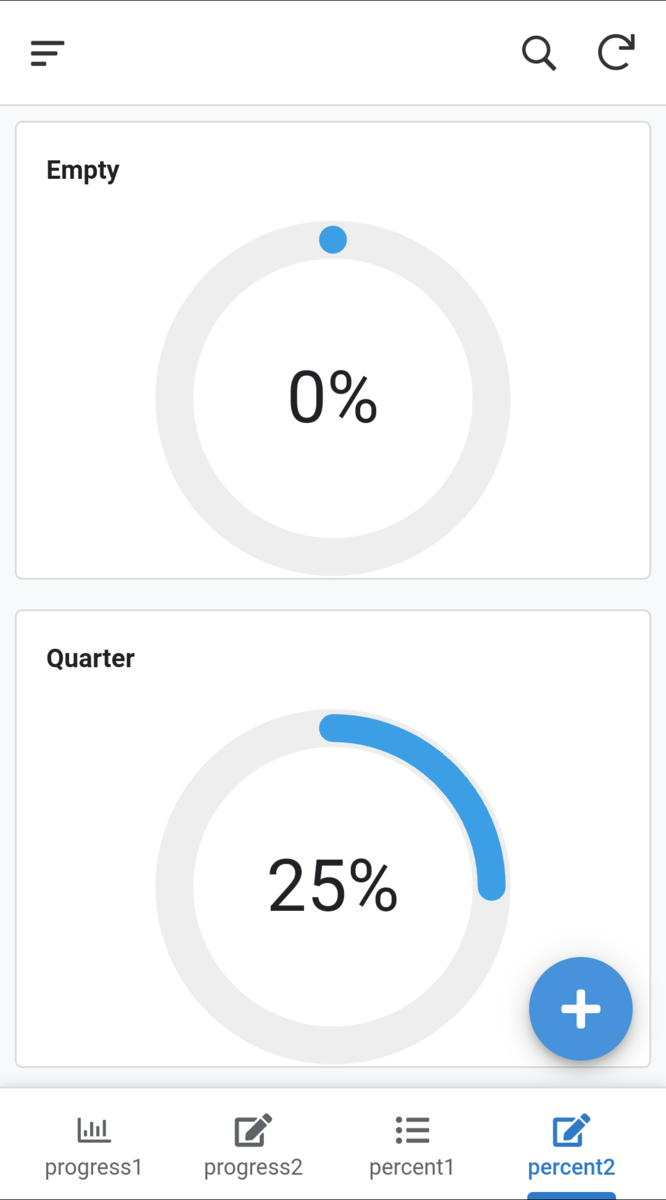 パーセントと進捗表示（Percent、Progress） - AppSheetMemo