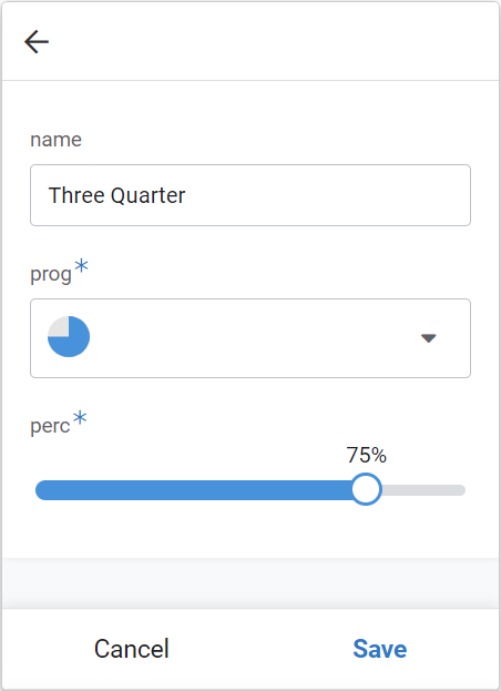 パーセントと進捗表示（Percent、Progress） - AppSheetMemo