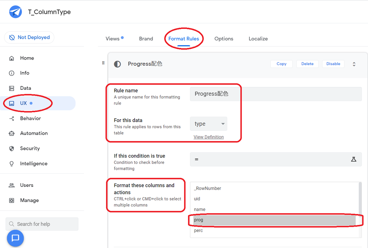 パーセントと進捗表示（Percent、Progress） - AppSheetMemo