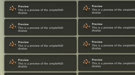 simpleHUD - soundscapeout (仮)