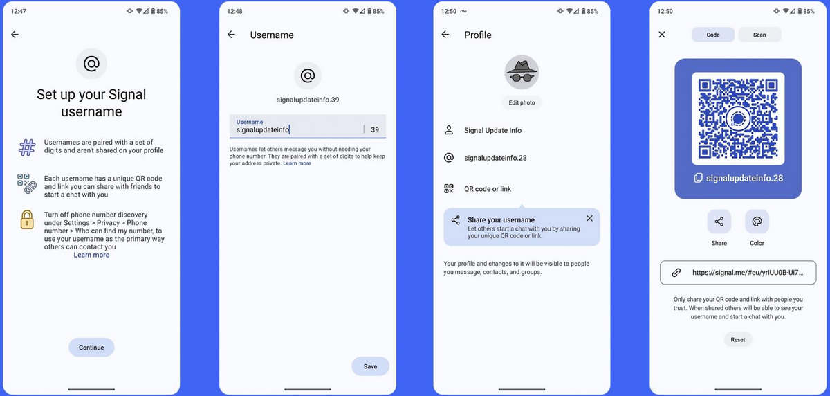 Signal tests usernames that keep your phone number private - TT ...