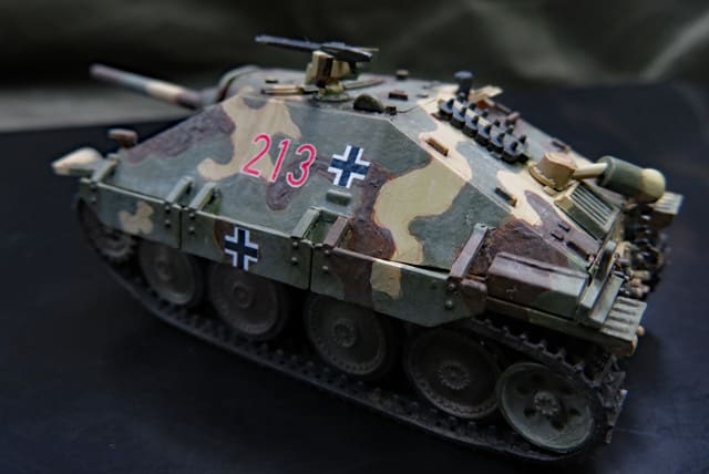 1/76 Hetzer #6 完成 - はじめの戦車模型づくり
