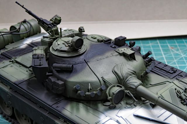 T-72 M1 1/35 #6 細部の塗り分け - はじめの戦車模型づくり