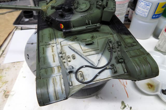 T-72 M1 1/35 #9 ウォッシング - はじめの戦車模型づくり