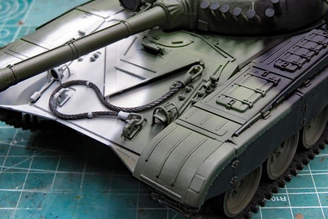 T-72 M1 1/35 #6 細部の塗り分け - はじめの戦車模型づくり