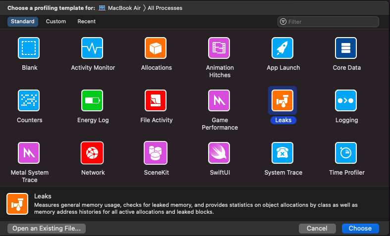 InstrumentsでiOSアプリのモニタリングをする - エンジニアのはしがき