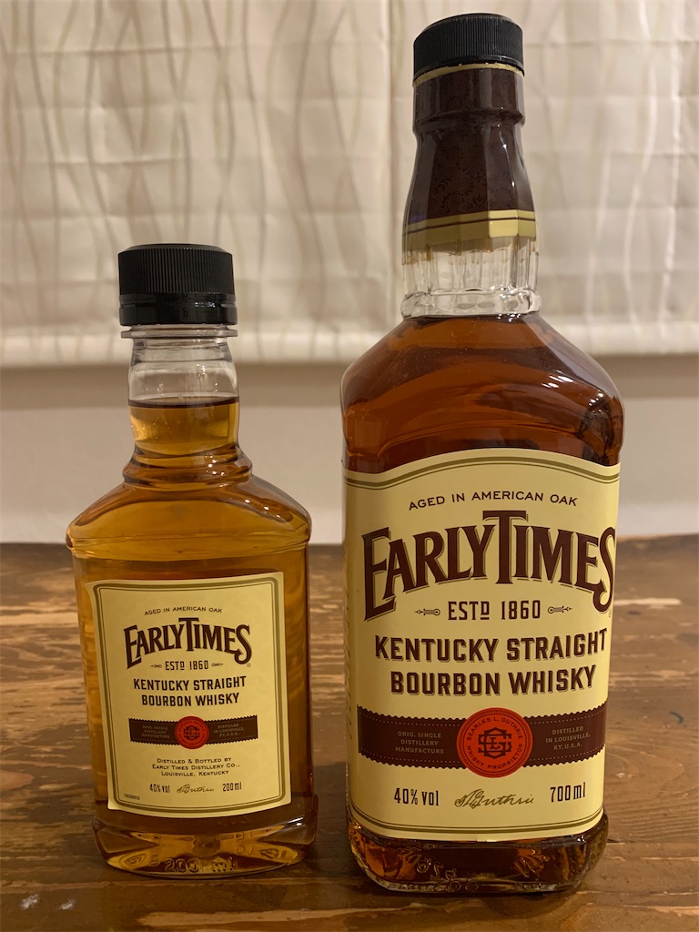 EARLY TIMES YELLOW LABEL, GOLD LABEL - たんたぬたっきーの日常