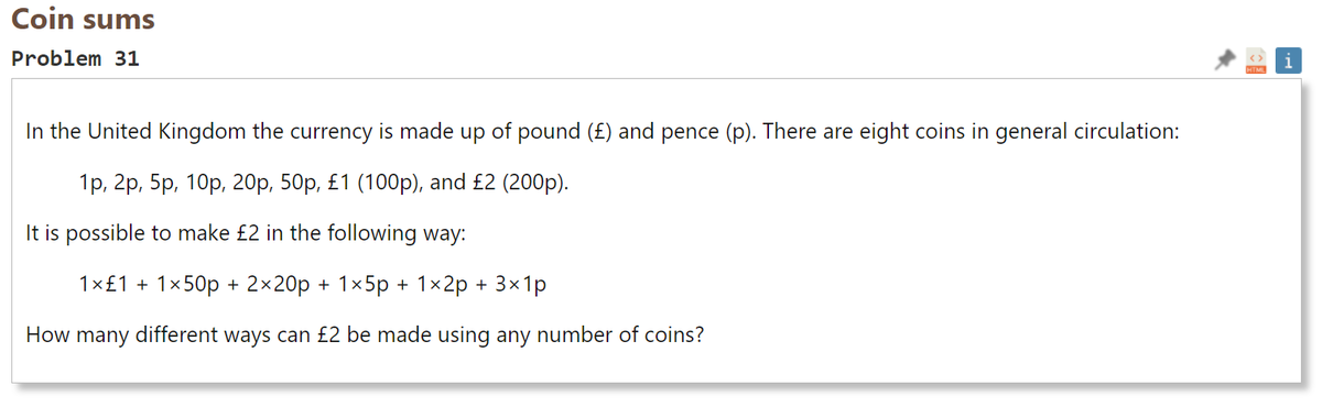 Project Euler -Problem 31~40- - プログラミングの備忘録