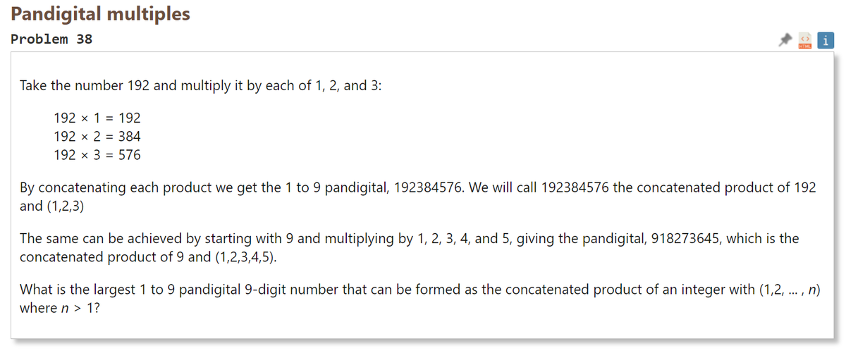 Project Euler -Problem 31~40- - プログラミングの備忘録