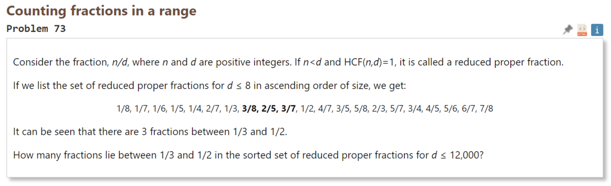 Project Euler -Problem 71~80- - プログラミングの備忘録