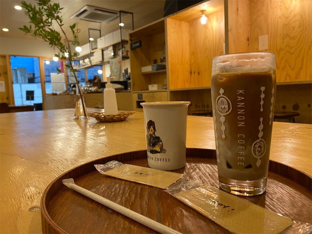 【大須商店街】カンノンコーヒー 大須店 (KANNON COFFEE) おすすめメニューのカフェオレはかわいいラテアート付き！ - Taro ...