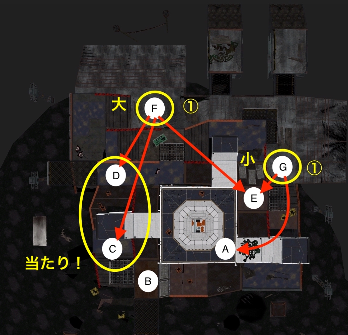 カンケツセンを画像1枚で攻略する 〜ポラリス編〜 - カニの鮭＆ガチマ上達へのノート