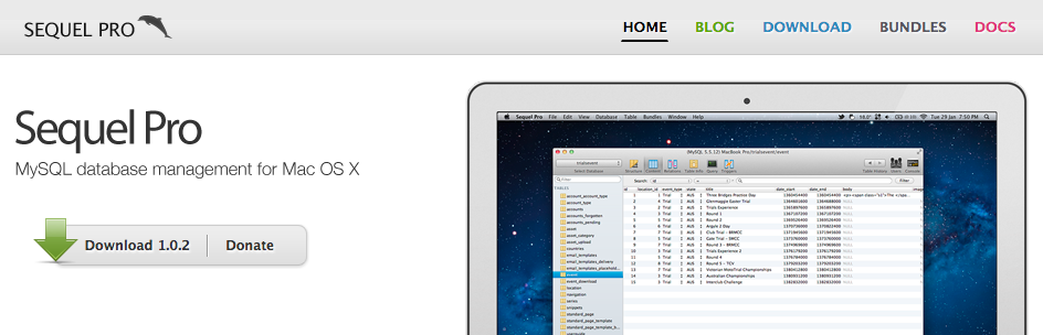 MySQL管理ソフトのSequel Pro入門 - TASK NOTES