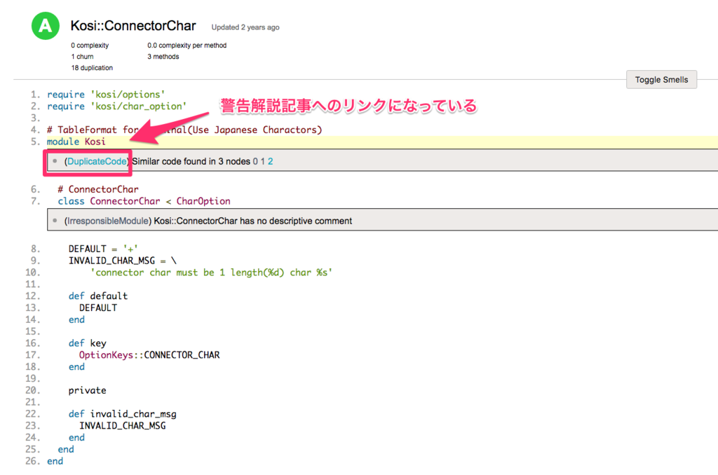 RubyCritic で Ruby のコードの品質を静的解析する - Tbpgr Blog