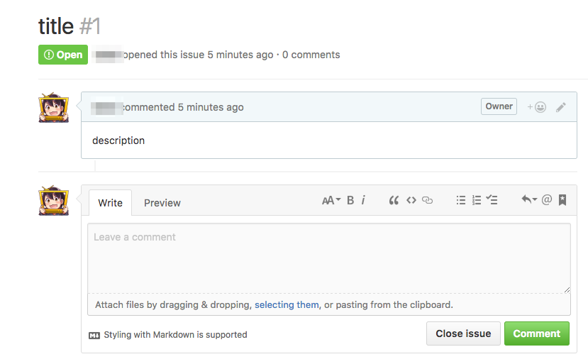 Octokit で GitHub の Issue を作成する - Tbpgr Blog