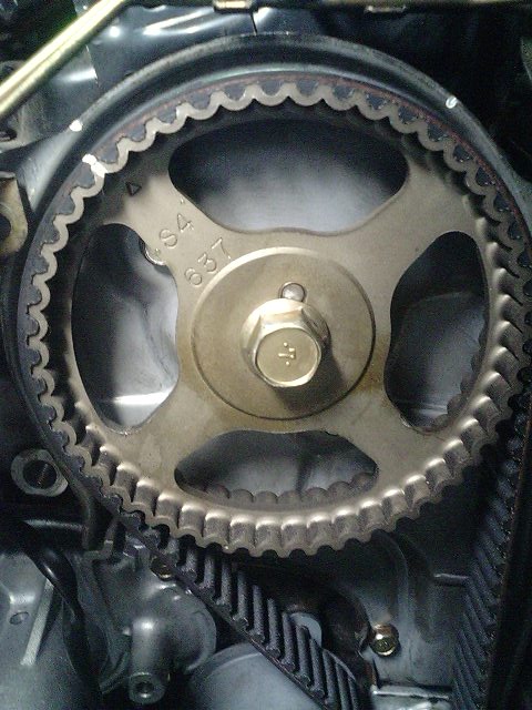 三菱EKスポーツ、H81Wのタイミングベルト交換3G83ターボエンジン - MHOエンジニアリング