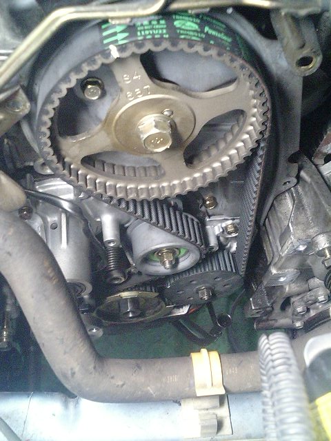 三菱EKスポーツ、H81Wのタイミングベルト交換3G83ターボエンジン - MHOエンジニアリング