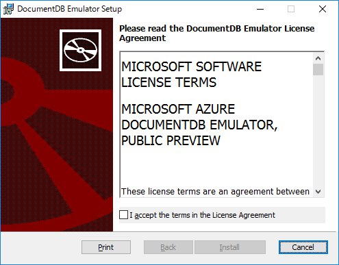 DocumentDB SDK for .NET Core(Preview)を試しつつ、ローカルなDocumentDB環境を作ってみた - つばろぐ
