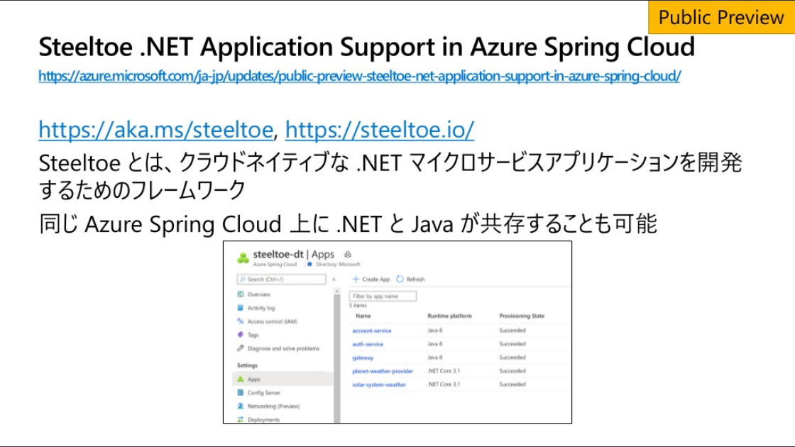 Java と C# が共存！ Azure Spring Cloud の Steeltoe サポートを使ってみた - Alternative Architecture DOJO