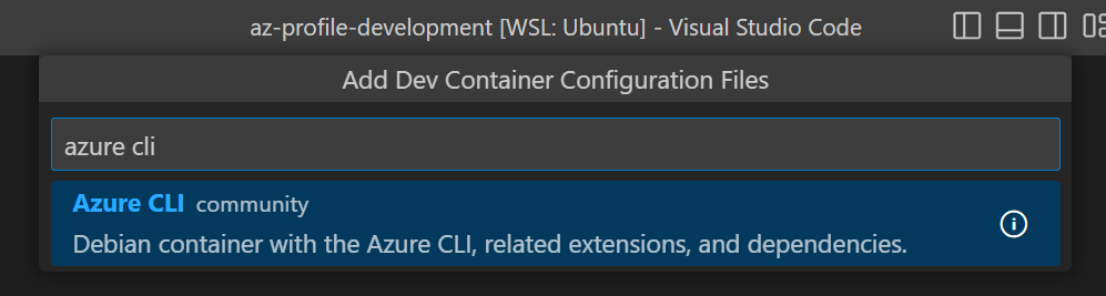 Azure CLIプロファイルの使い分けにはdevcontainerが便利 - つばろぐ